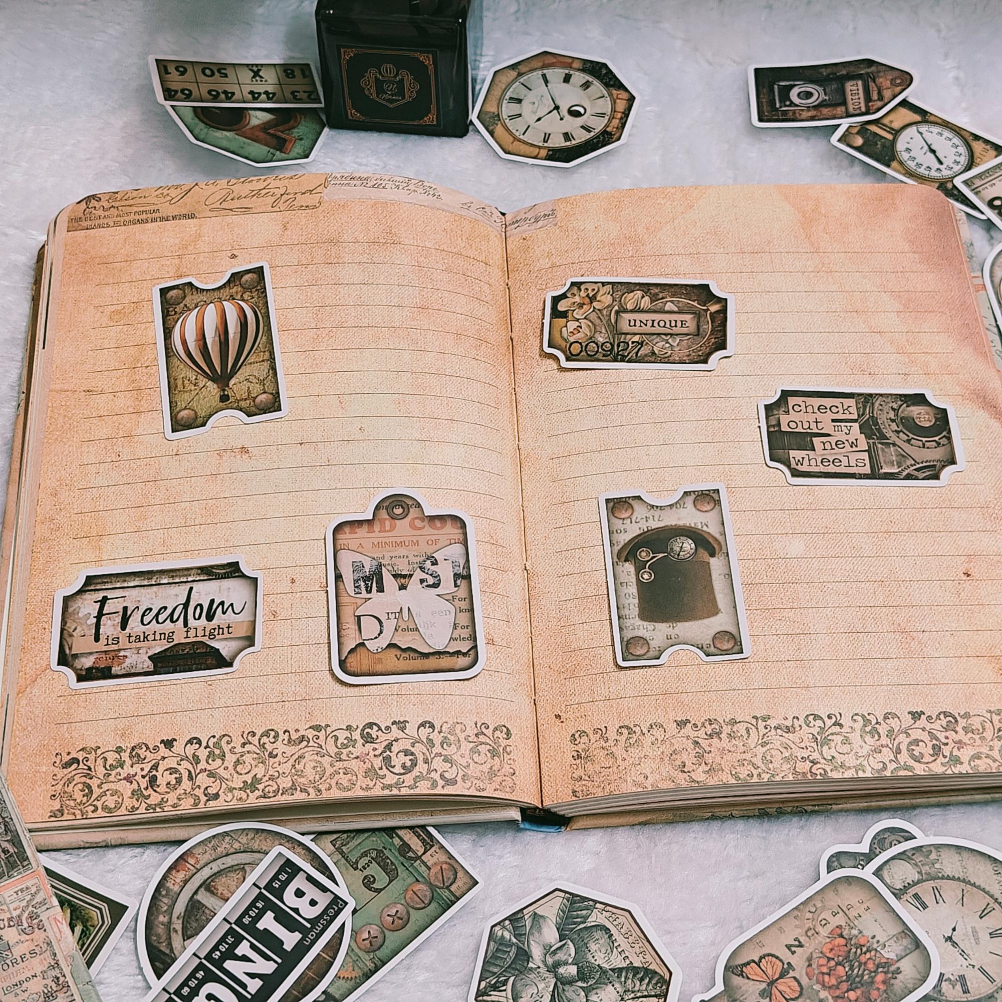 Retro Kraft Paper Journal | 80s Style Diary - Etsy