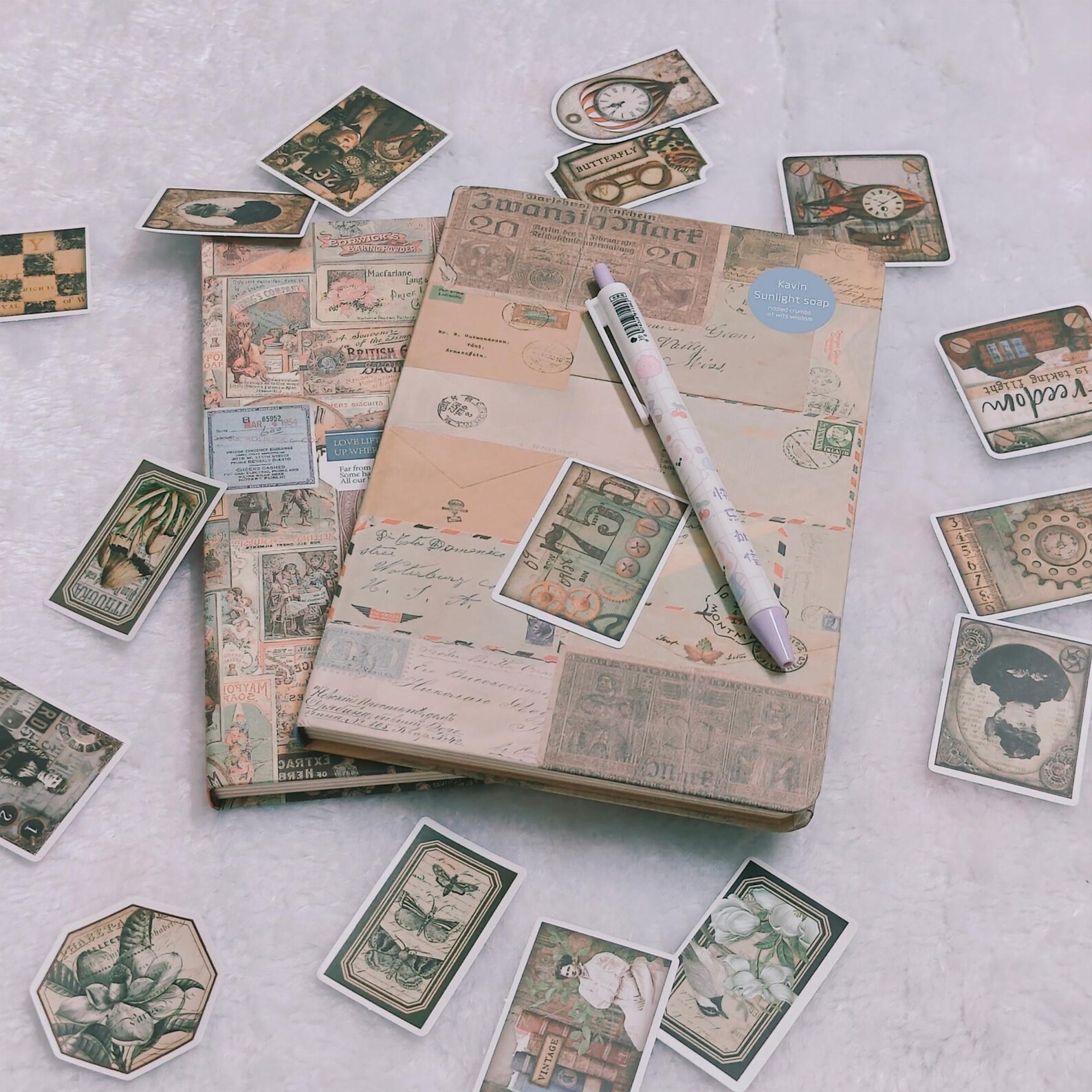 Retro Kraft Paper Journal | 80s Style Diary - Etsy