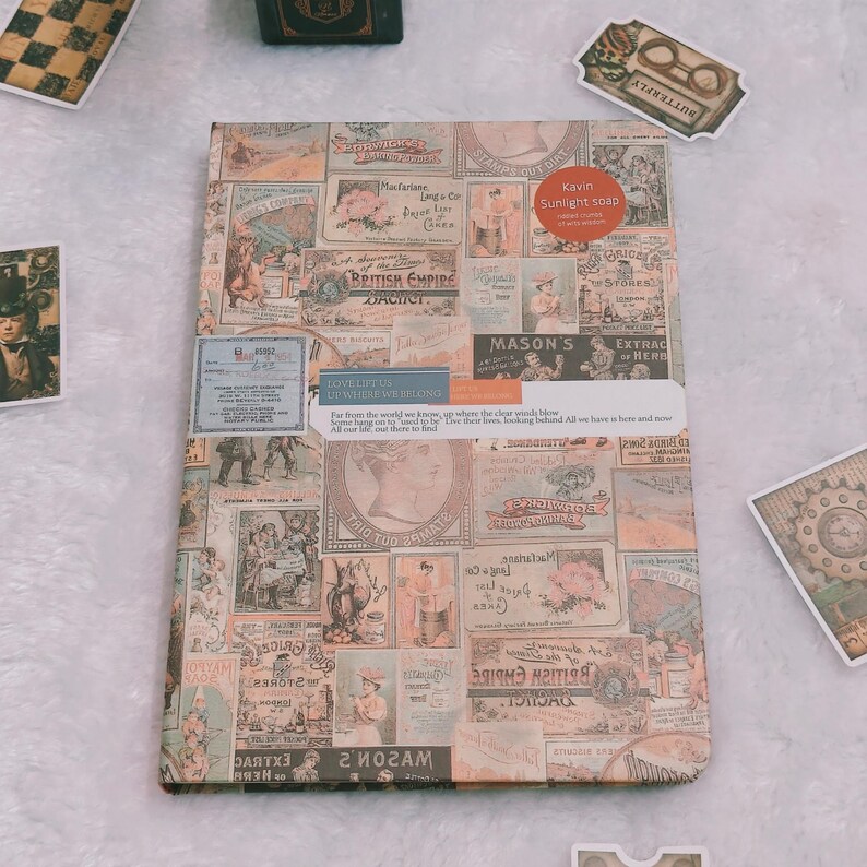 Retro Kraft Paper Journal | 80s Style Diary - Etsy