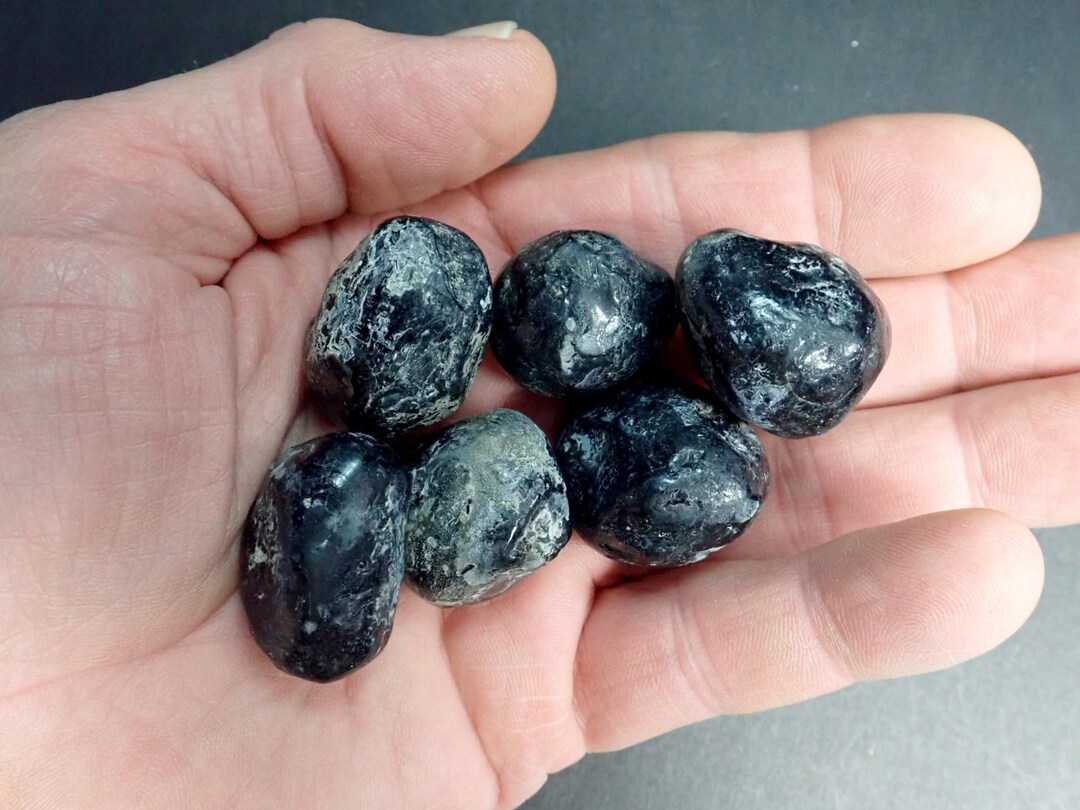 30767 Apache Tears Lot of 6 Apache Tear Obsidian Specimens 96 Gm Total ...