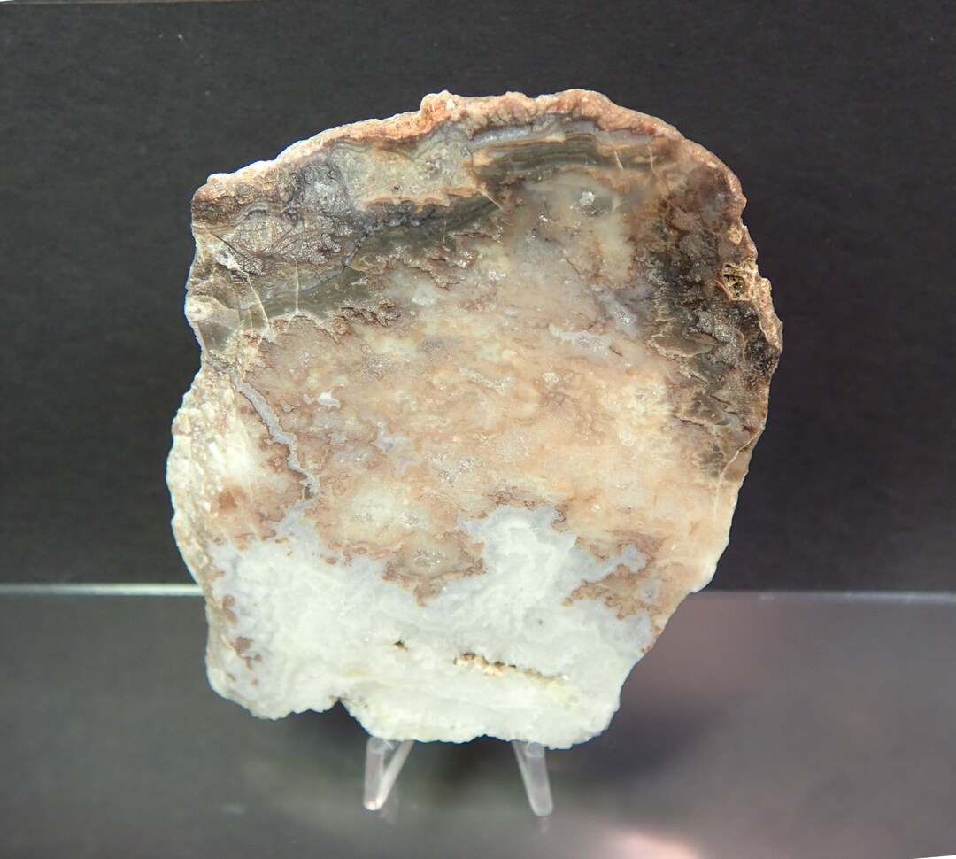 10039 Agate Slab Unpolished Agate Slab Agate Lapidary Slice 87 X 68 X 6 ...