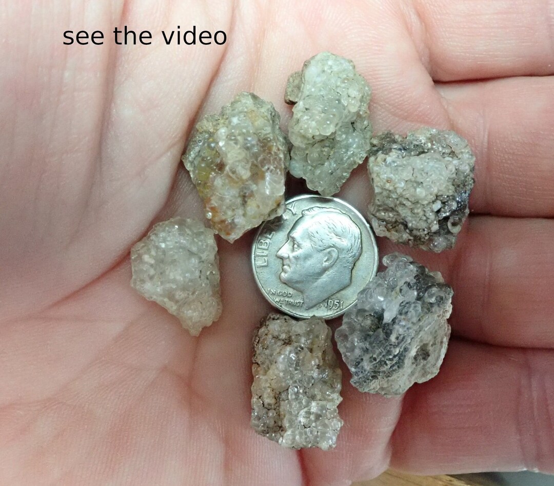 30062 Hyalite Opal Botryoidal Fluorescent Hyalite Opal Specimens Lot of ...