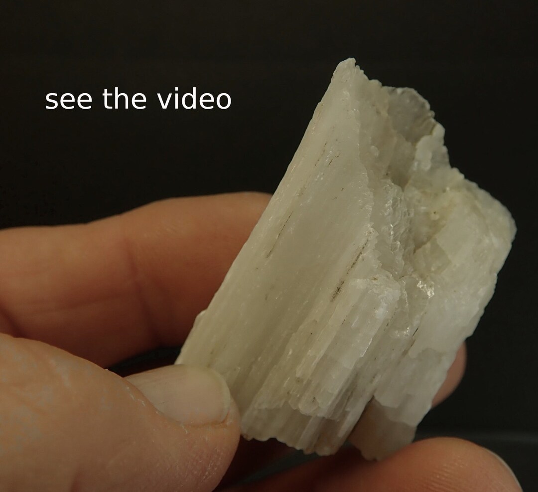 10507 Selenite Specimen Raw Selenite Mineral Specimen 47 X 36 X 25 Mm ...