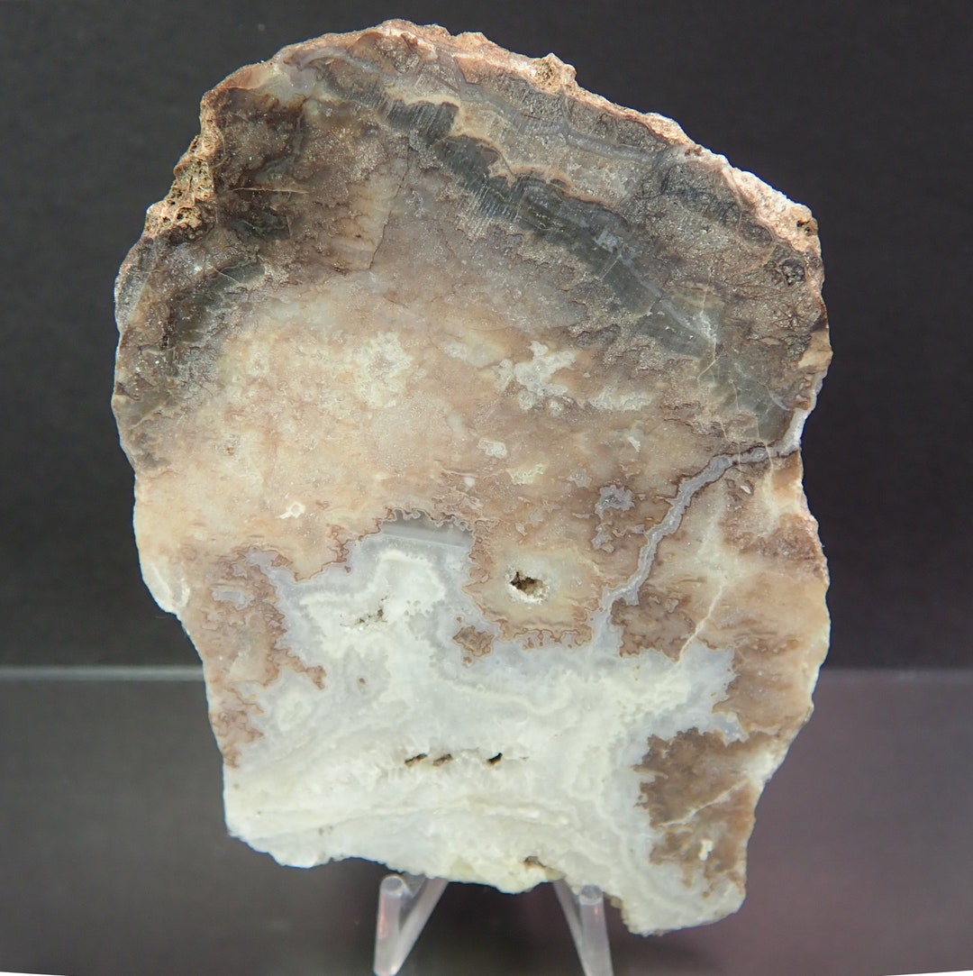 10039 Agate Slab Unpolished Agate Slab Lapidary Slab 87 X 68 X 6 Mm 82 ...