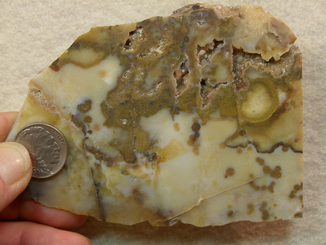 7083 Agate Slab Unpolished Agate Slab 4 1/2 X 3 1/4 X 3/16 Inches 3 1/2 ...