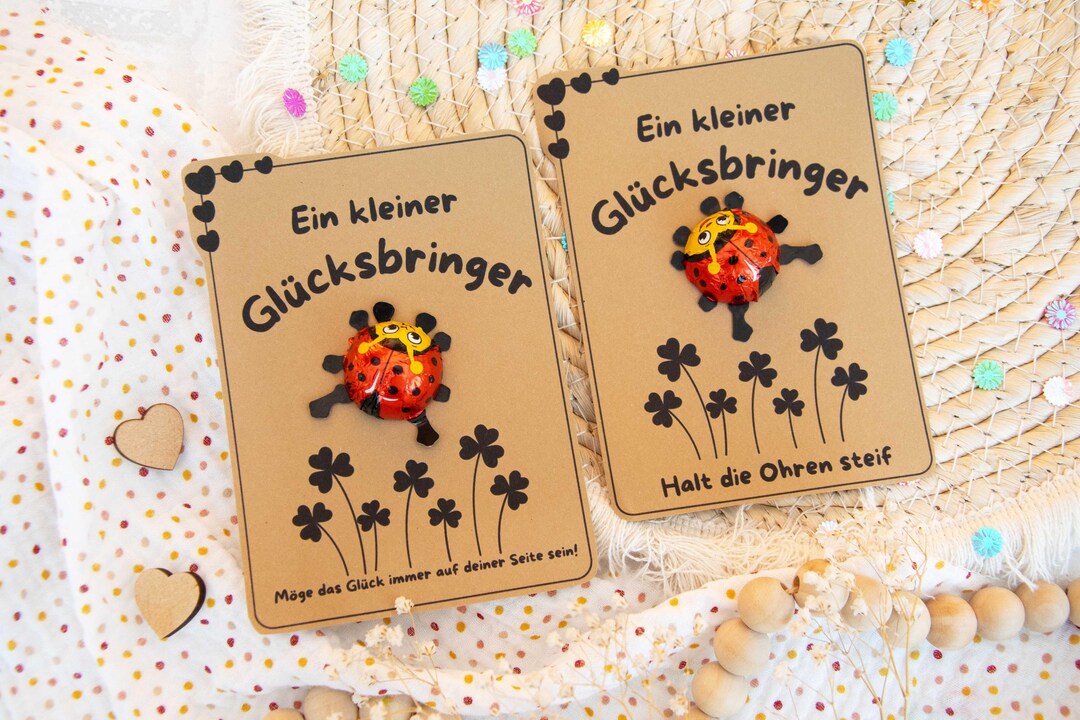 Print Template Lucky Charm, Gift Idea Luck, Encouragement, Lucky Charm ...
