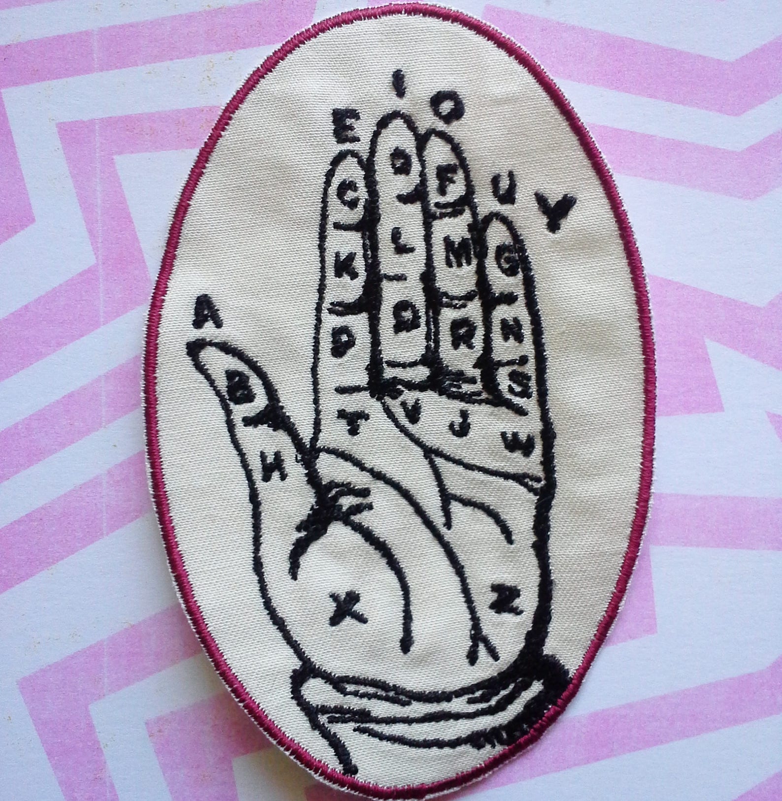 Early Sign Language Patch Based on a Rare Antique - Etsy