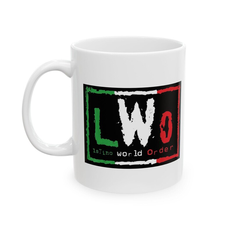 Ceramic LWO Latin World Order WWE Mug, Awesome Fun Mug, Coffee Cup, Tea ...