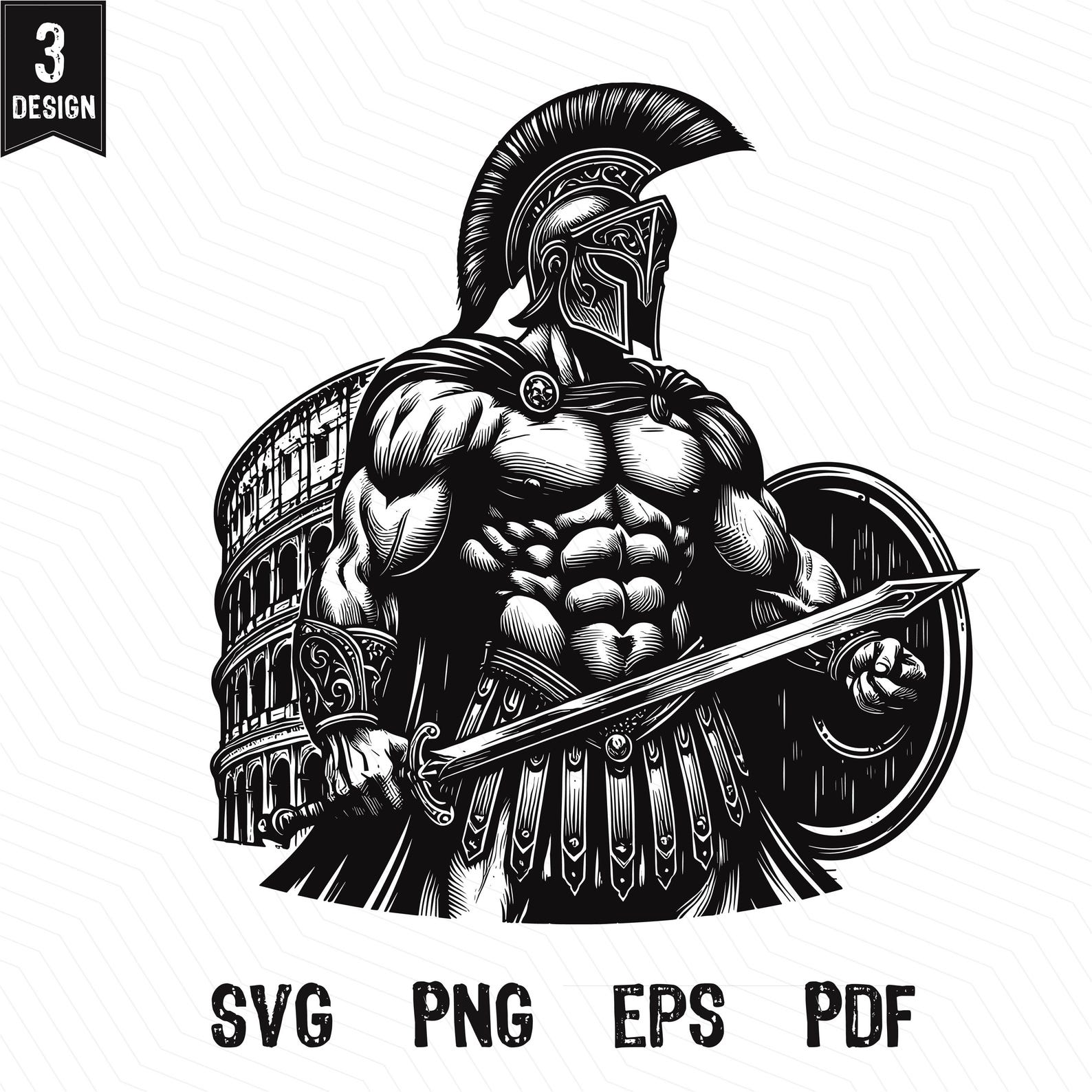 Spartan Warrior Svg, Ancient Spartan Soldier Svg, Gladiator, Spartan ...