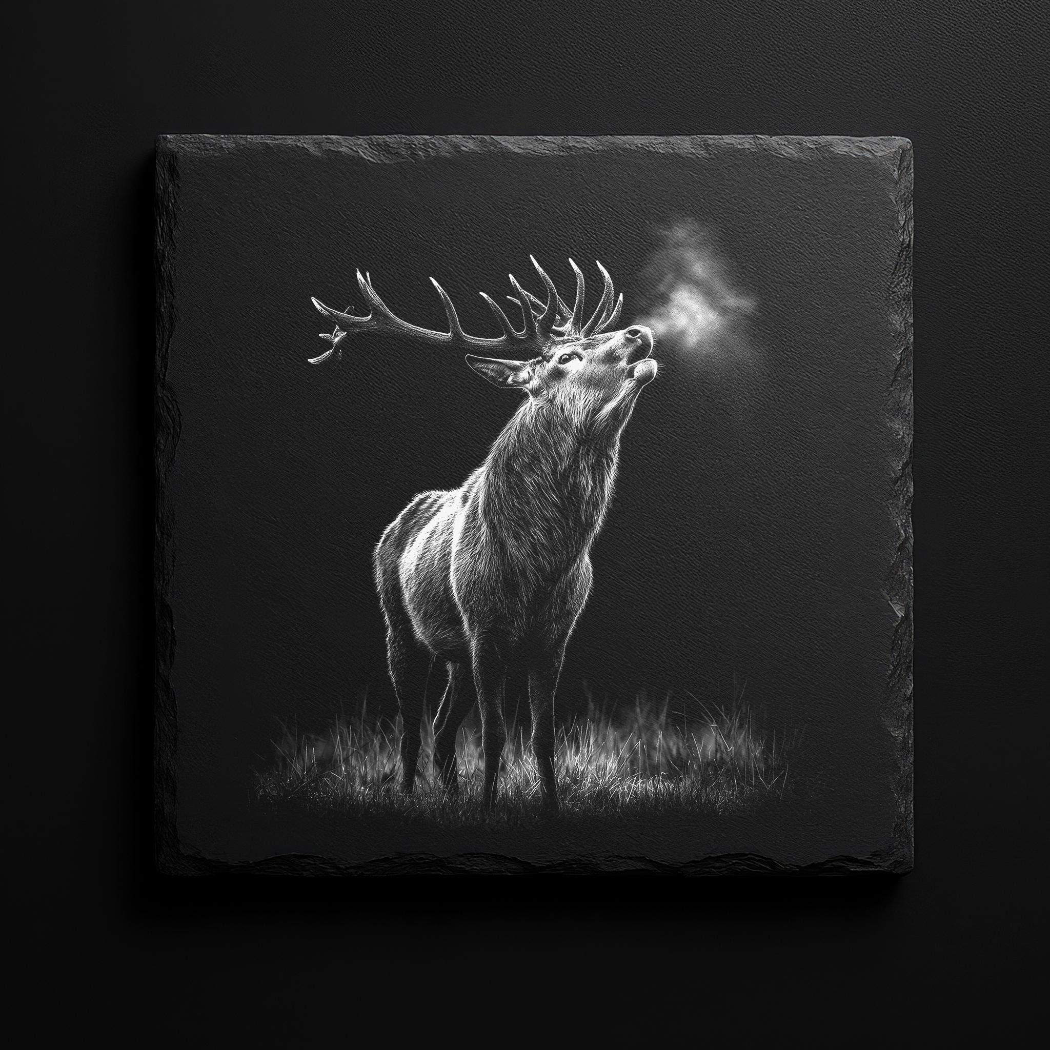 Stag Engraving Design: Majestic Deer Clipart for Laser Cutting (digital ...