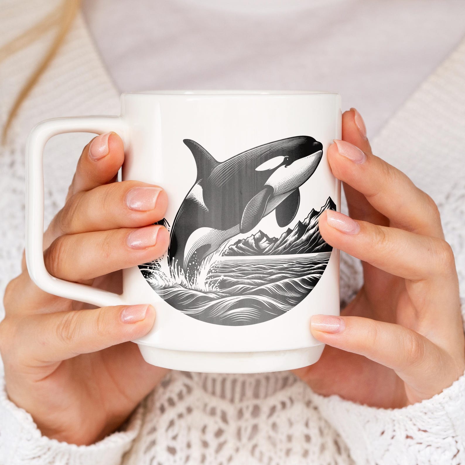 Orca SVG Bundle, Killer Whale Clipart, Ocean Animal SVG PNG, Leaping ...