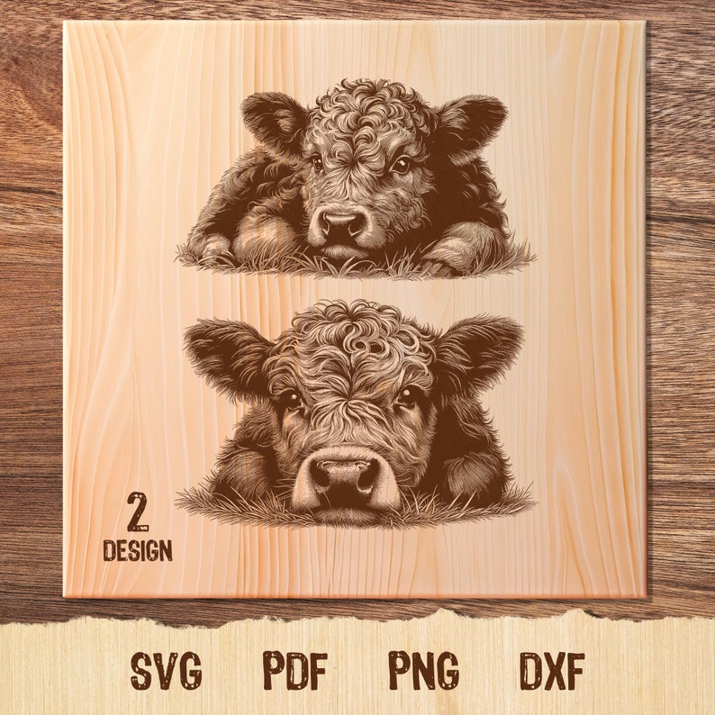 Cow Calf Illustration Vector SVG, Cute Calf SVG, Angus Calf Cow, Baby ...