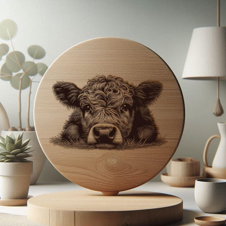 Cow Calf Illustration Vector SVG, Cute Calf SVG, Angus Calf Cow, Baby ...