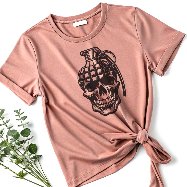 Grenade Skull SVG, Hand Grenade, Skull Face Hand Grenade, Military ...