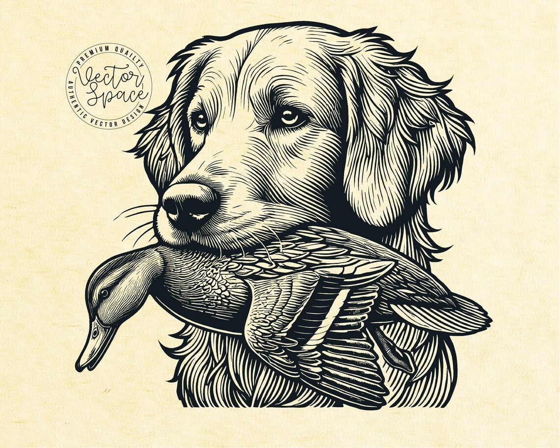 Duck Hunting Illustration Vector SVG, Duck Hunting SVG, Duck Hunter ...