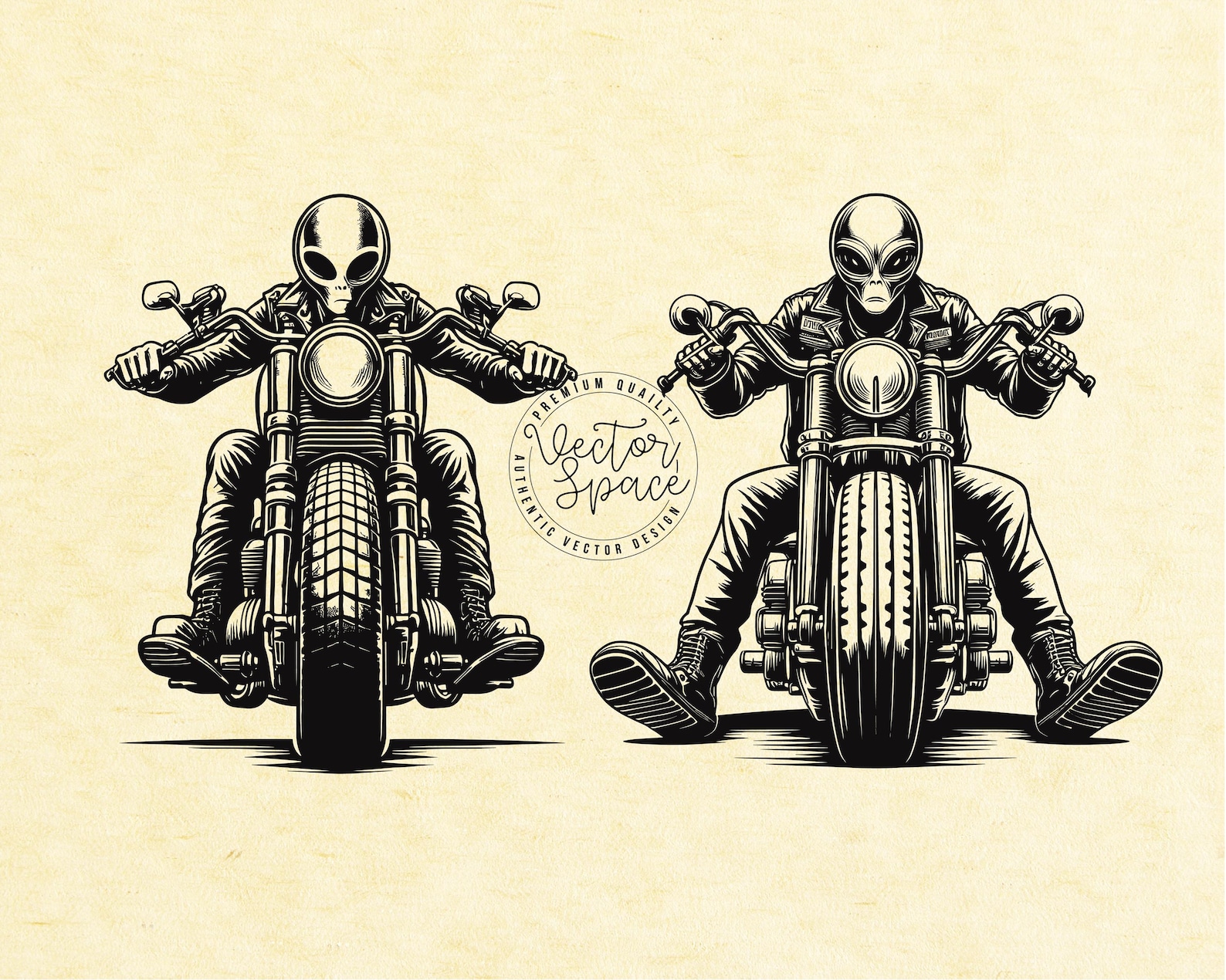 Alien Riding Motorcycle SVG, Alien Biker Svg, Alien Rider, Alien Head ...