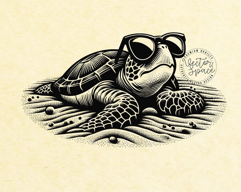 Cute Baby Turtle, Funny Turtle SVG, Turtle Sunglasses , Adorable Cute ...