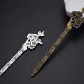 1piece Metal Hair Sticks,flower Hair Sticks,tree Hair Pins,floral Hair ...