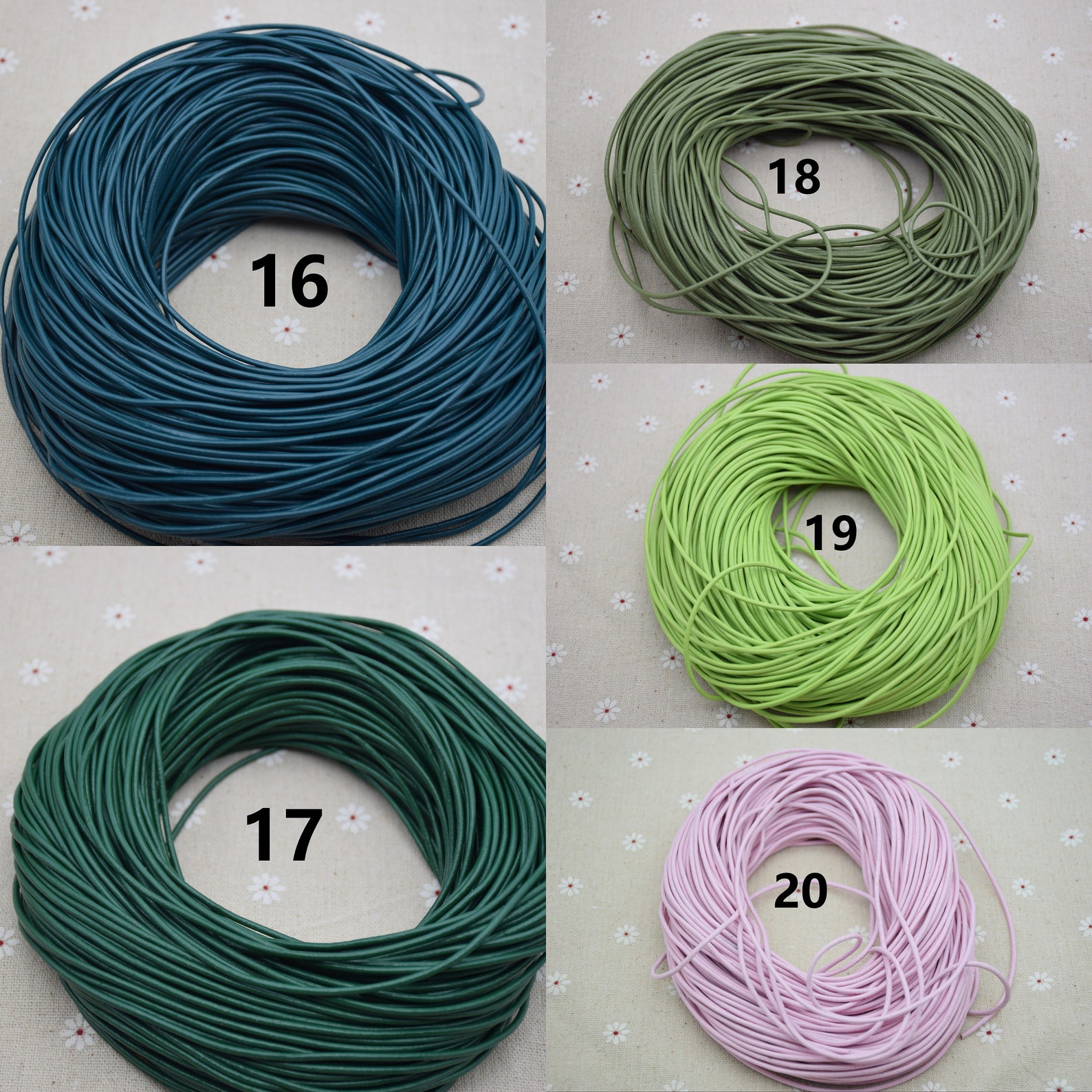 10 Yards Real Leather Cord,round Genuine Leather Cord,leather Thong ...