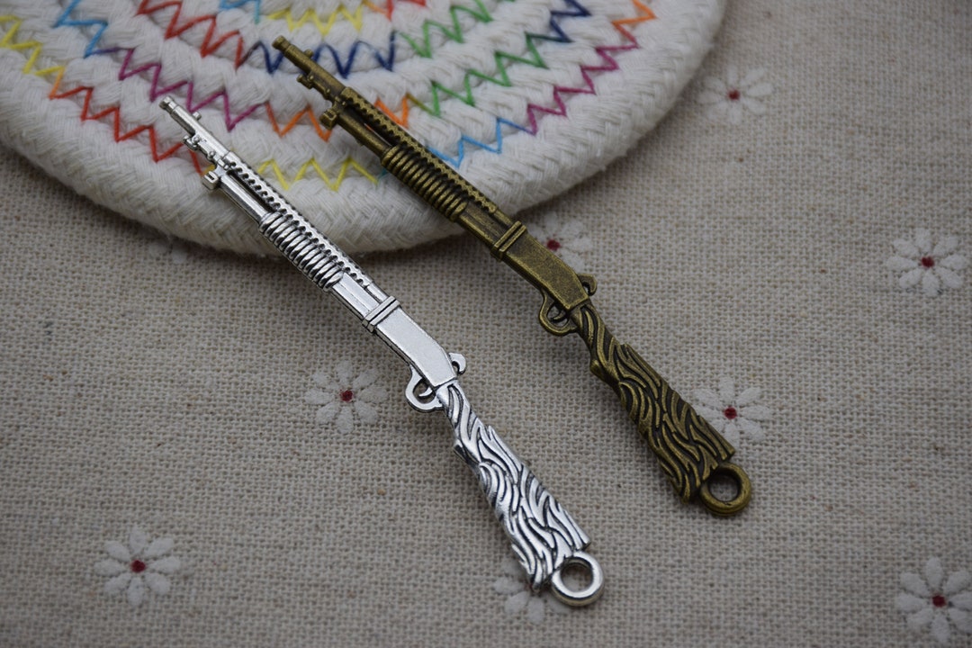 10 Gun Charm Pendantrifle Submachine Gun Ornament Necklace - Etsy Hong Kong
