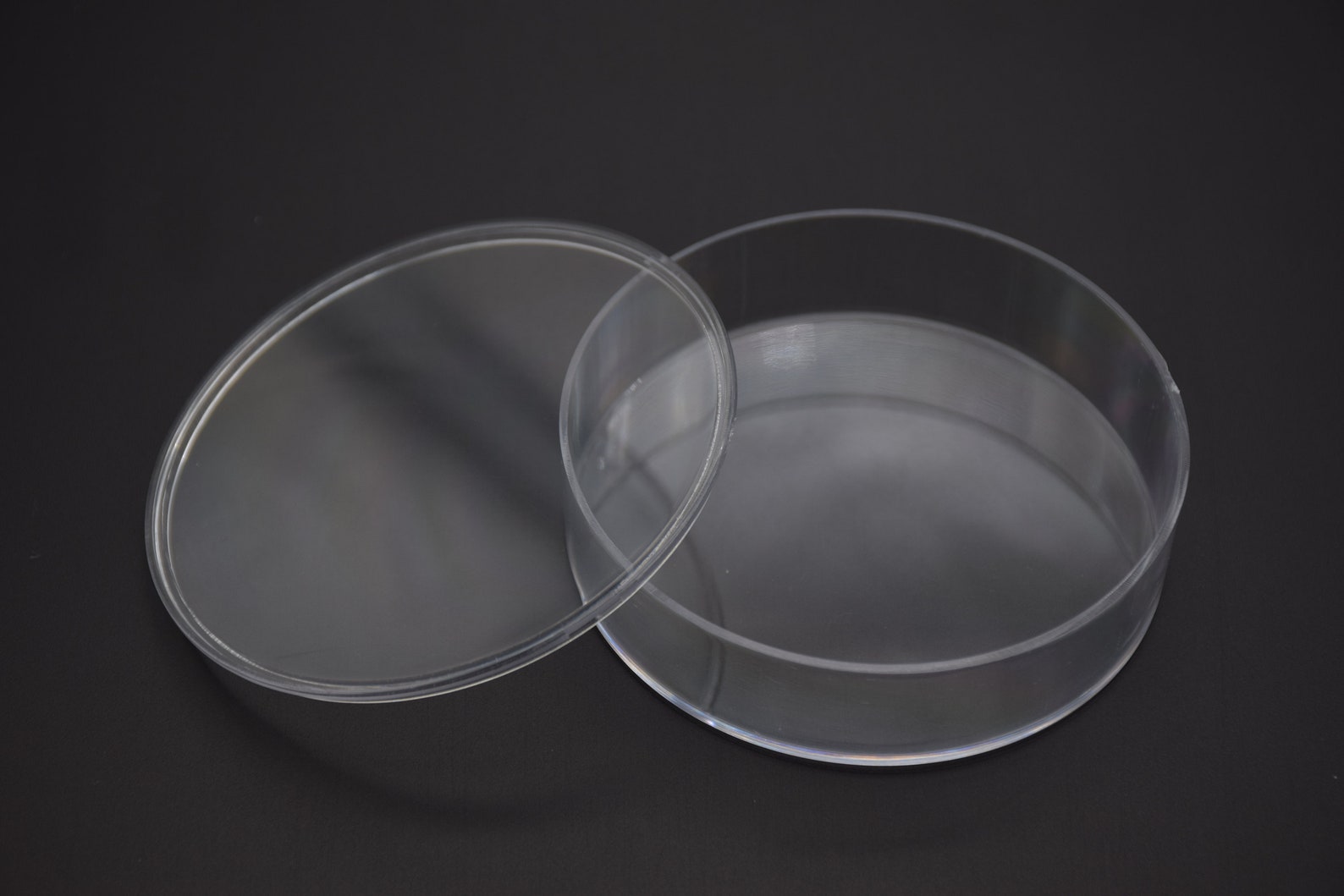 4pieces 72mmx19.5mm Round Clear Plastic Box,transparent Ps Box With Lid ...