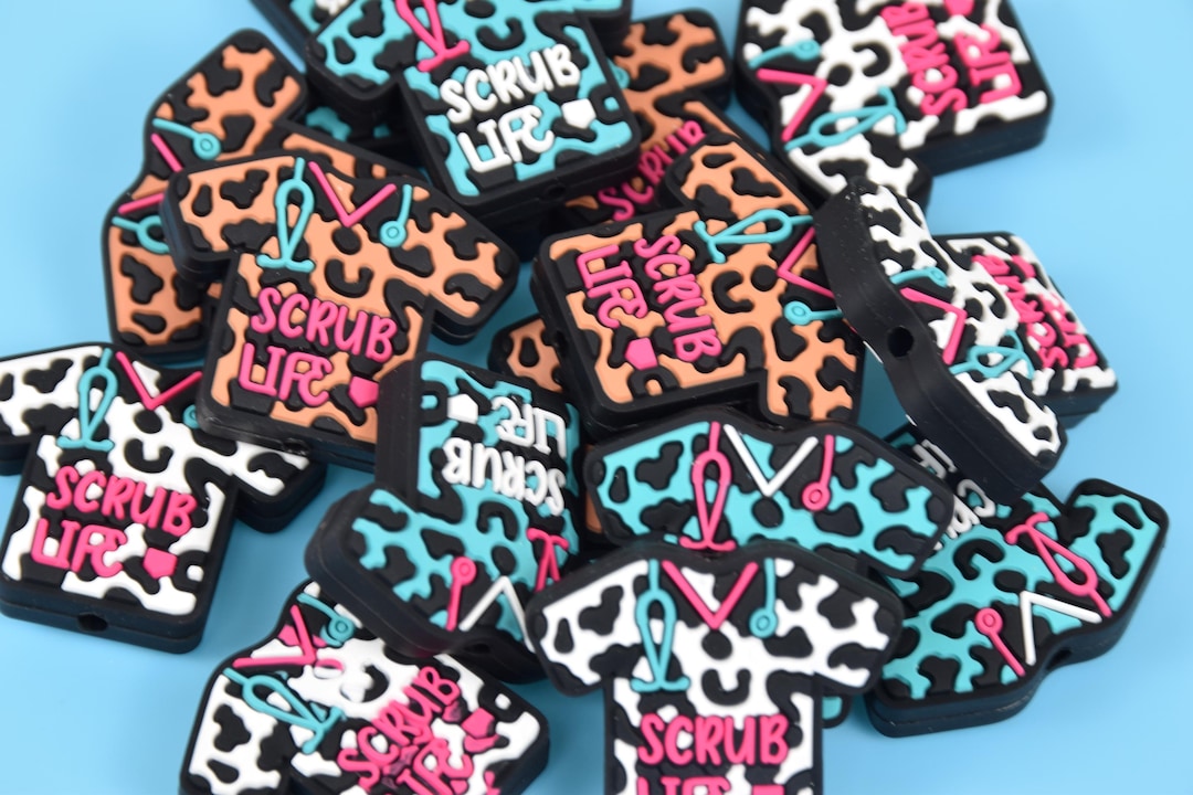 Scrub Life Nurse Silicone Beads,silicone Focal Bead,charms Beads ...