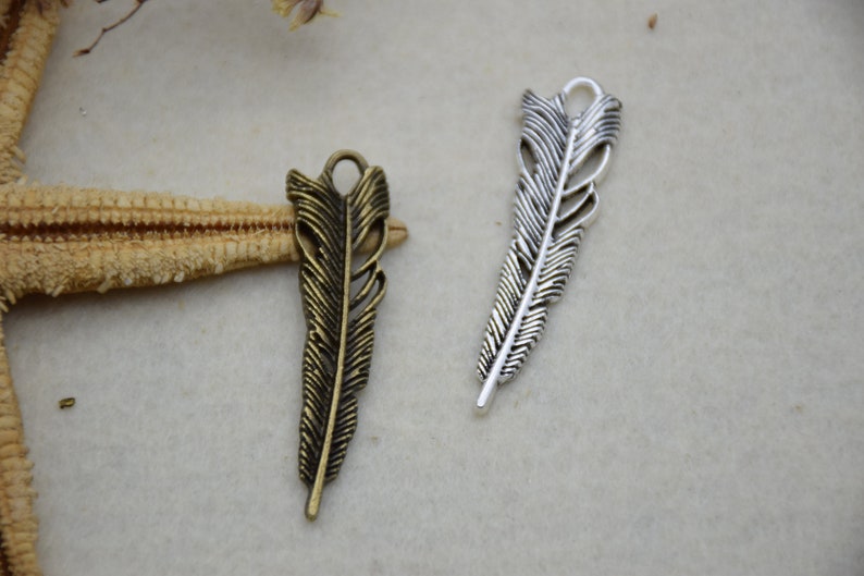 12 Feather Charmwing Charmflying Wing Charmnecklace - Etsy