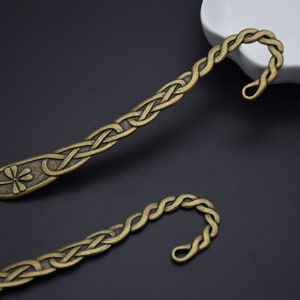 1piece Metal Twisted Coil Bookmarks,flower Bookmarks,readers Gift,book ...