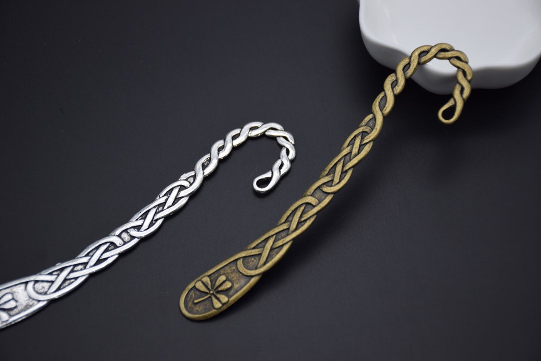 1piece Metal Twisted Coil Bookmarks,flower Bookmarks,readers Gift,book ...