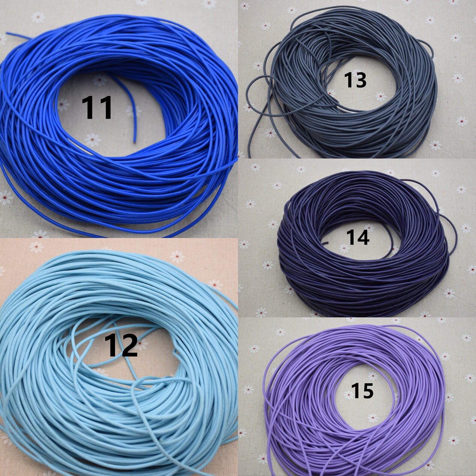 10 Yards Real Leather Cord,round Genuine Leather Cord,leather Thong ...