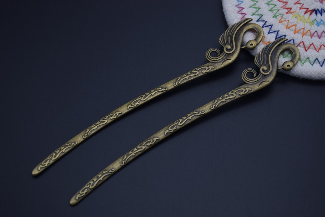 1piece Metal Hair Sticks,bird Hair Sticks,patten Hair Pins,simple Hair ...