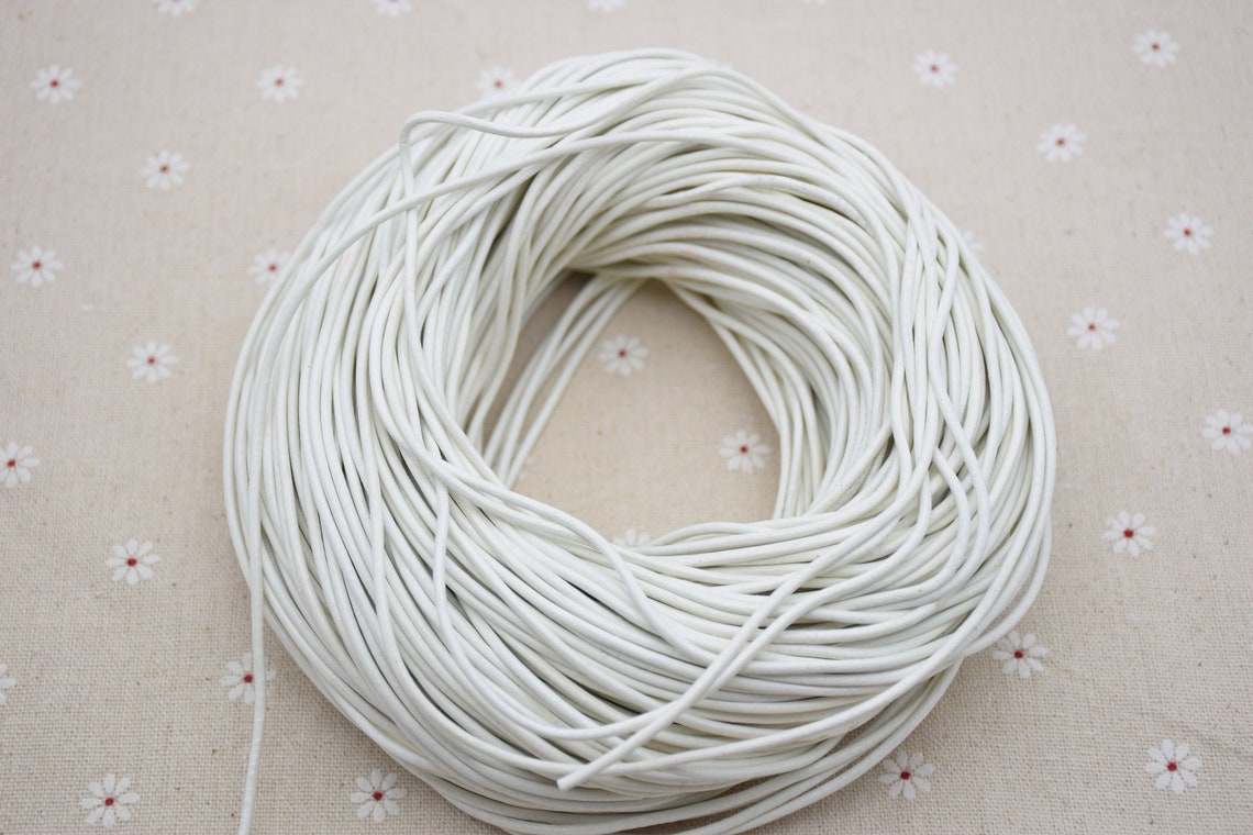 10 Yards Real Leather Cord,round Genuine Leather Cord,leather Thong ...