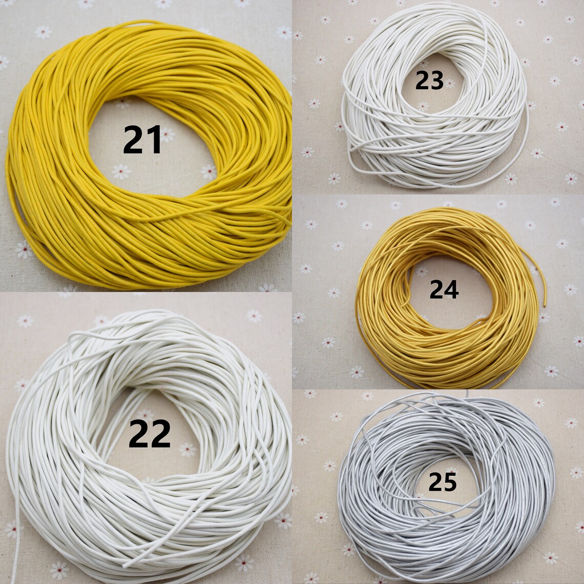 10 Yards Real Leather Cord,round Genuine Leather Cord,leather Thong ...