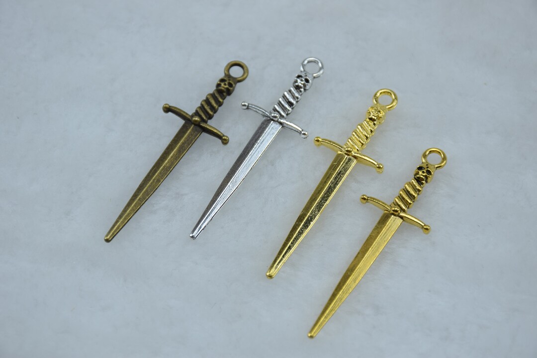 Sword Pendant,knife Weapon Charm,jewelry Making Supplies,necklace ...