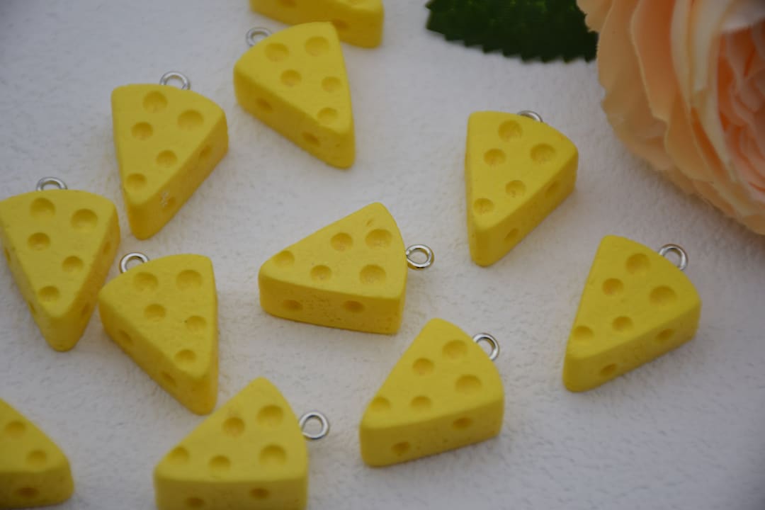 6/12/24 Resin Cheese Food Charms Earring Necklace Bracelet Pendants DIY ...