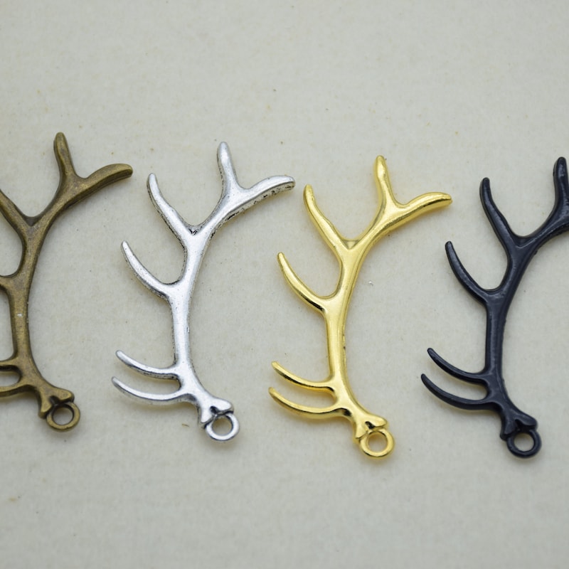 Deer Antlers Charms - Etsy