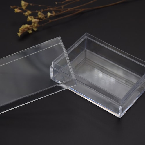 6pieces 70mmx50mmx22mm Rectangle Clear Plastic Boxtransparent - Etsy