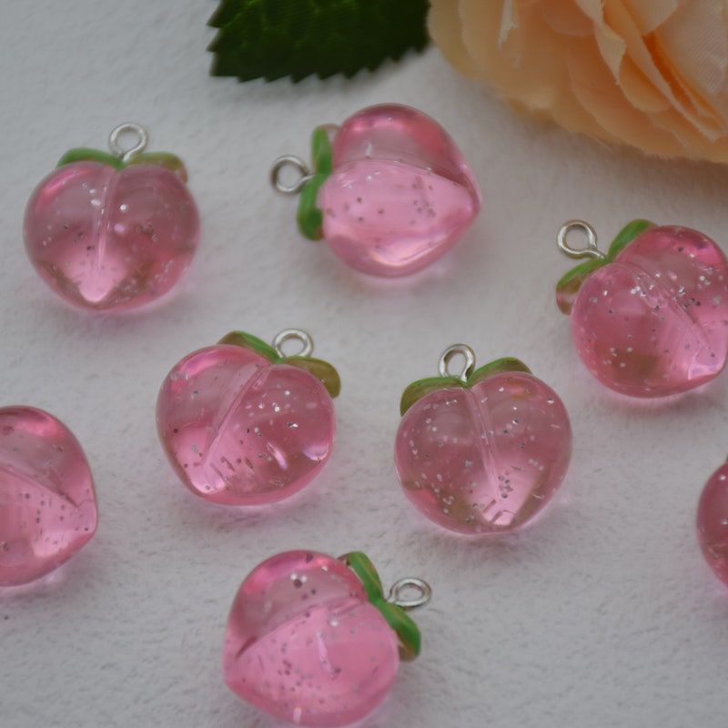Peach Charms - Etsy