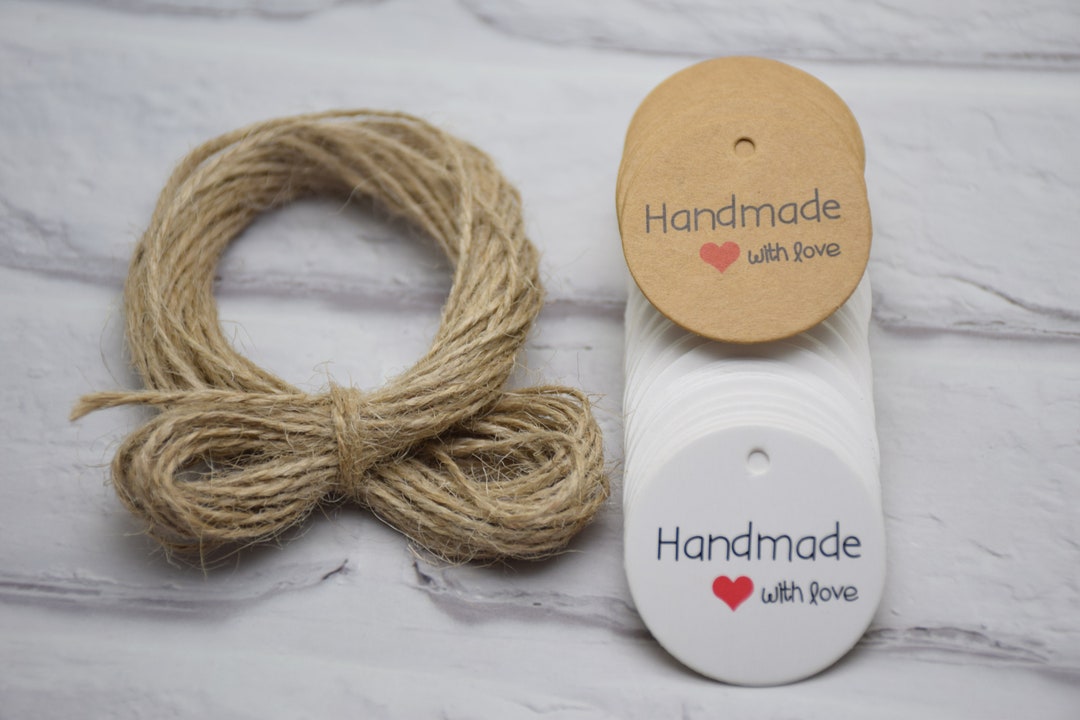 Paper Label Tags With String,jewelry Gift Label,luggage Tag,logo Tag ...