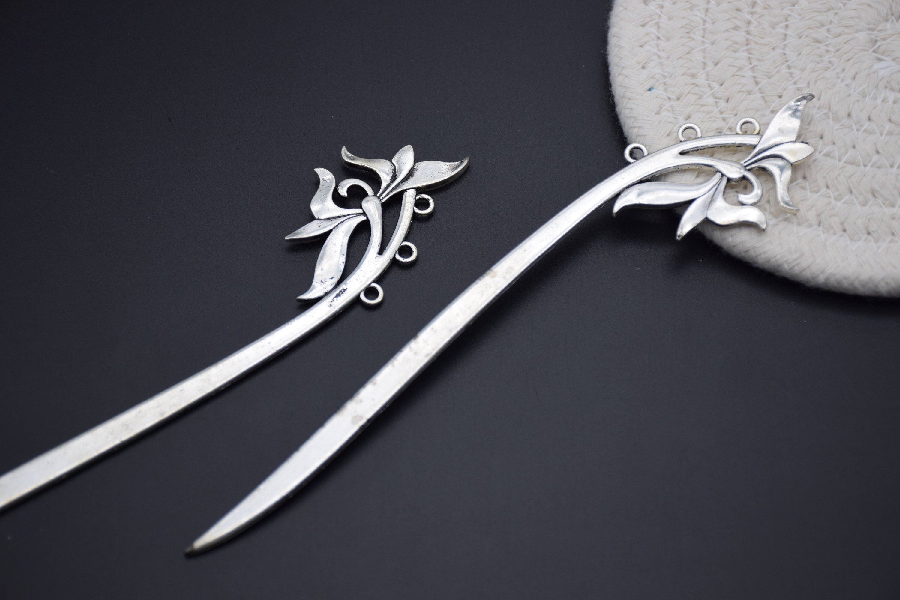 1piece Metal Flower Hair Sticks,floral Hair Pins,flower Hair Stick ...
