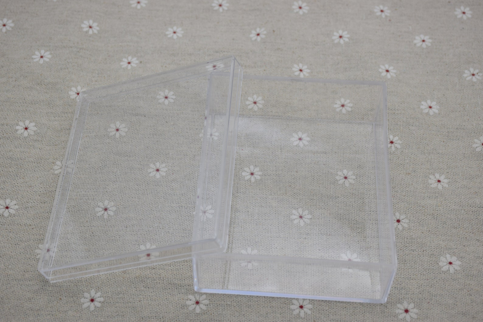 2pieces 110mmx90mmx40mm Rectangle Clear Plastic - Etsy