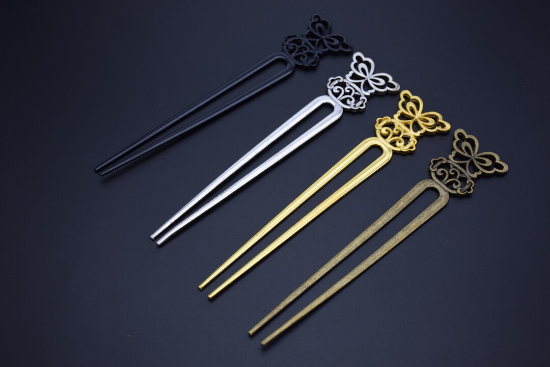 1piece Metal Hair Sticks,simple Hair Sticks,pattened Hair Pins,metal ...