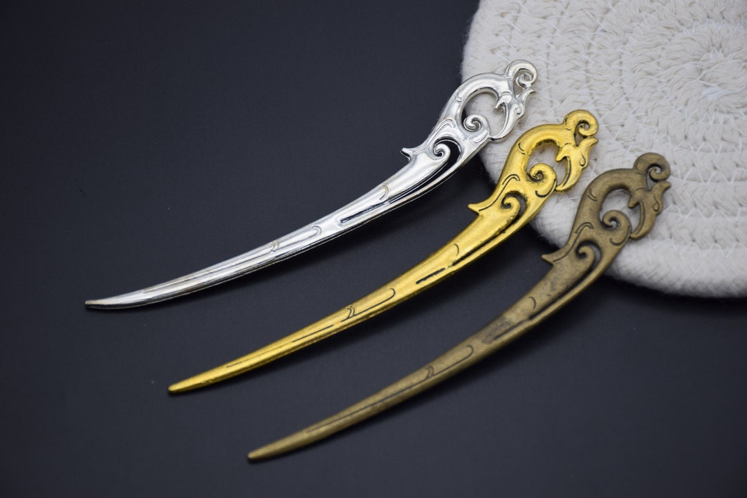 1piece Metal Hair Sticks,simple Hair Sticks,simple Hair Pins,metal Hair ...
