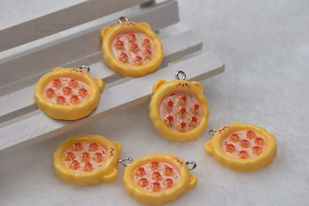Resin Pizza Pendants,plastic Food Gift Charm,diy Jewelry Accessories ...