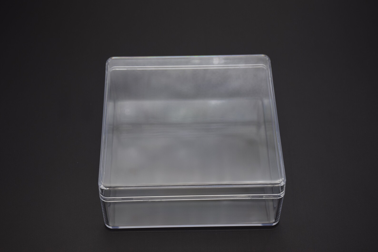 2pieces 100mmx100mmx40mm Square Clear Plastic Box,transparent Ps Box ...