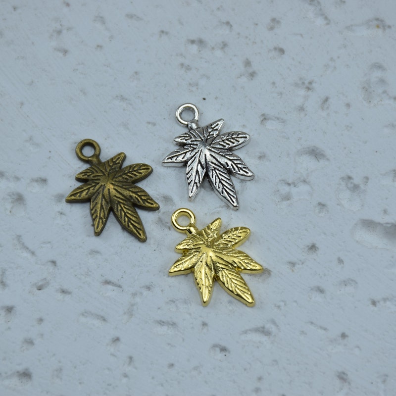 Pot Leaf Pendant - Etsy