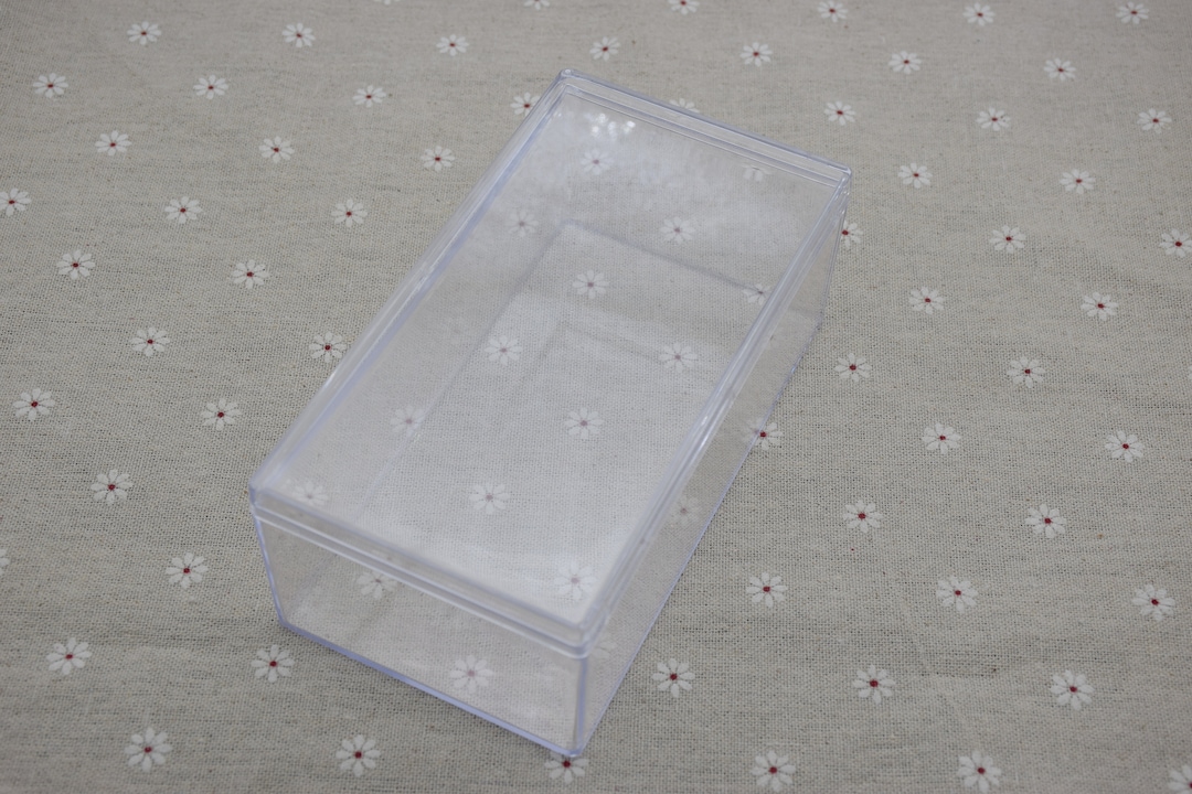 1pieces 155mmx84mmx58mm Rectangle Clear Plastic Box,transparent Ps Box ...