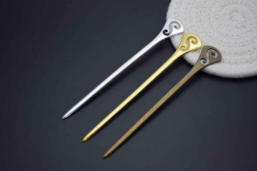 1piece Metal Hair Sticks,simple Hair Sticks,simple Hair Pins,metal Hair ...