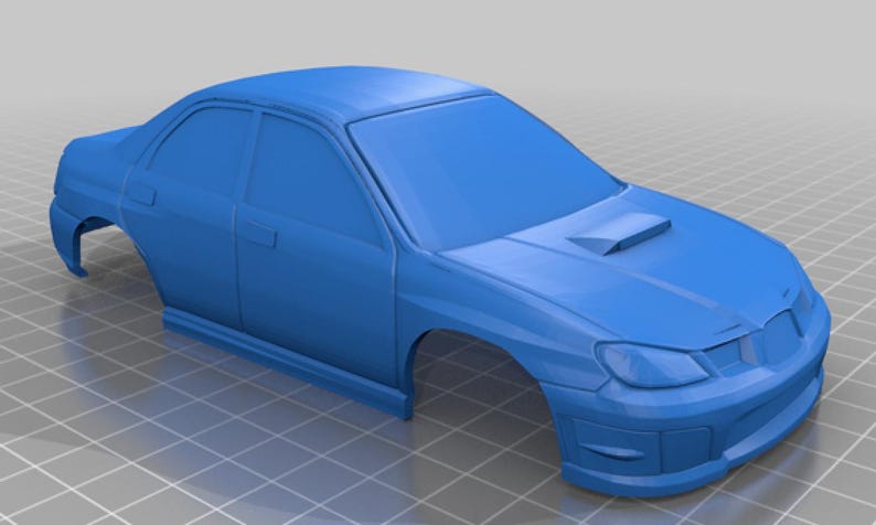 Subaru Impreza STL File – Printable Car Model – RC Body Shell – JDM ...