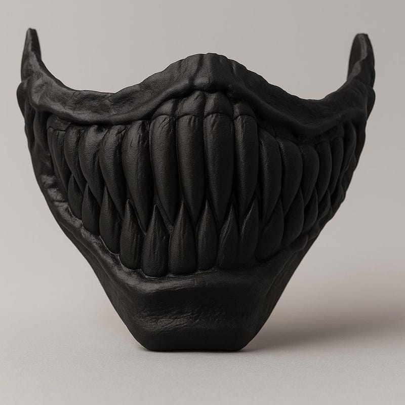 Horror Half Mask - Etsy